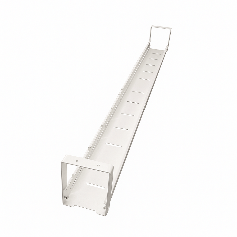 Retractable Under Desk Desk Metal Cable Tray