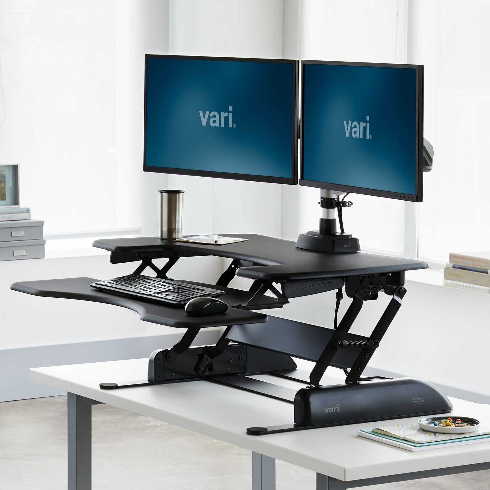 Adjustable Standing Desk Converter - Sit Stand Desk